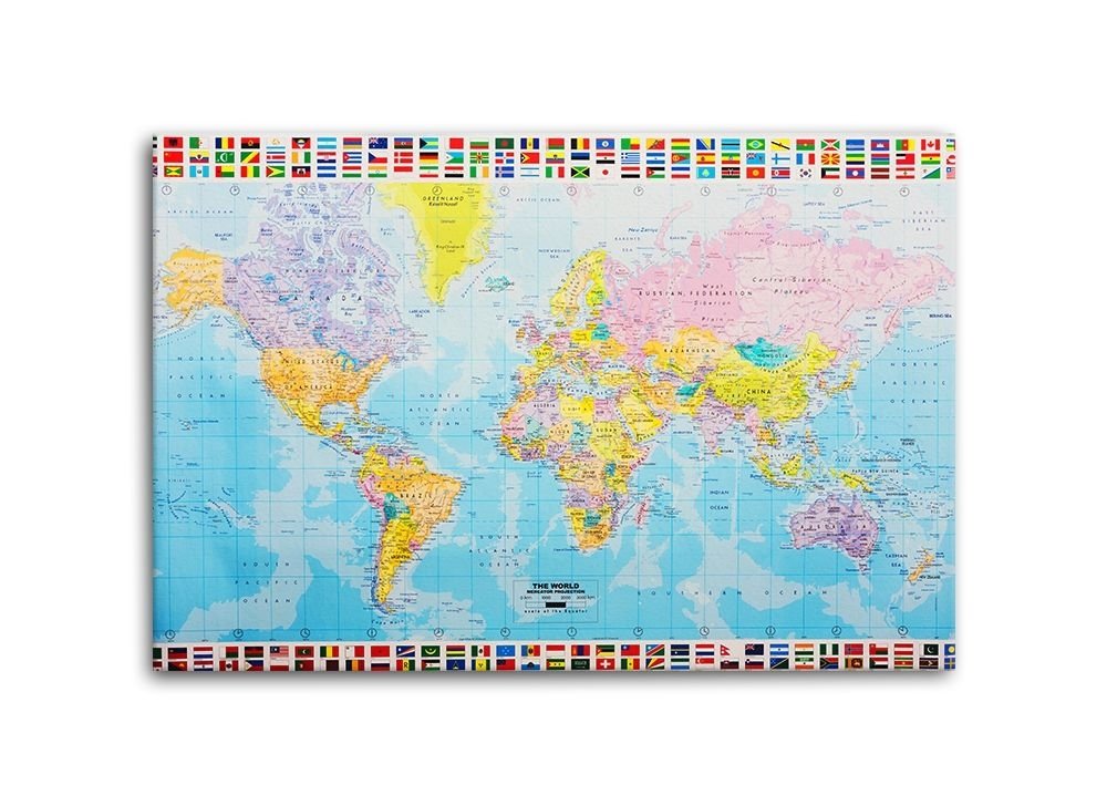 Modern Political World Map